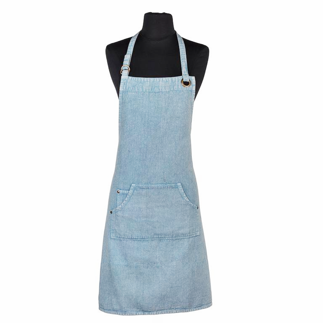 All Purpose Apron w/Pocket - Classic Blue — Berry Hill