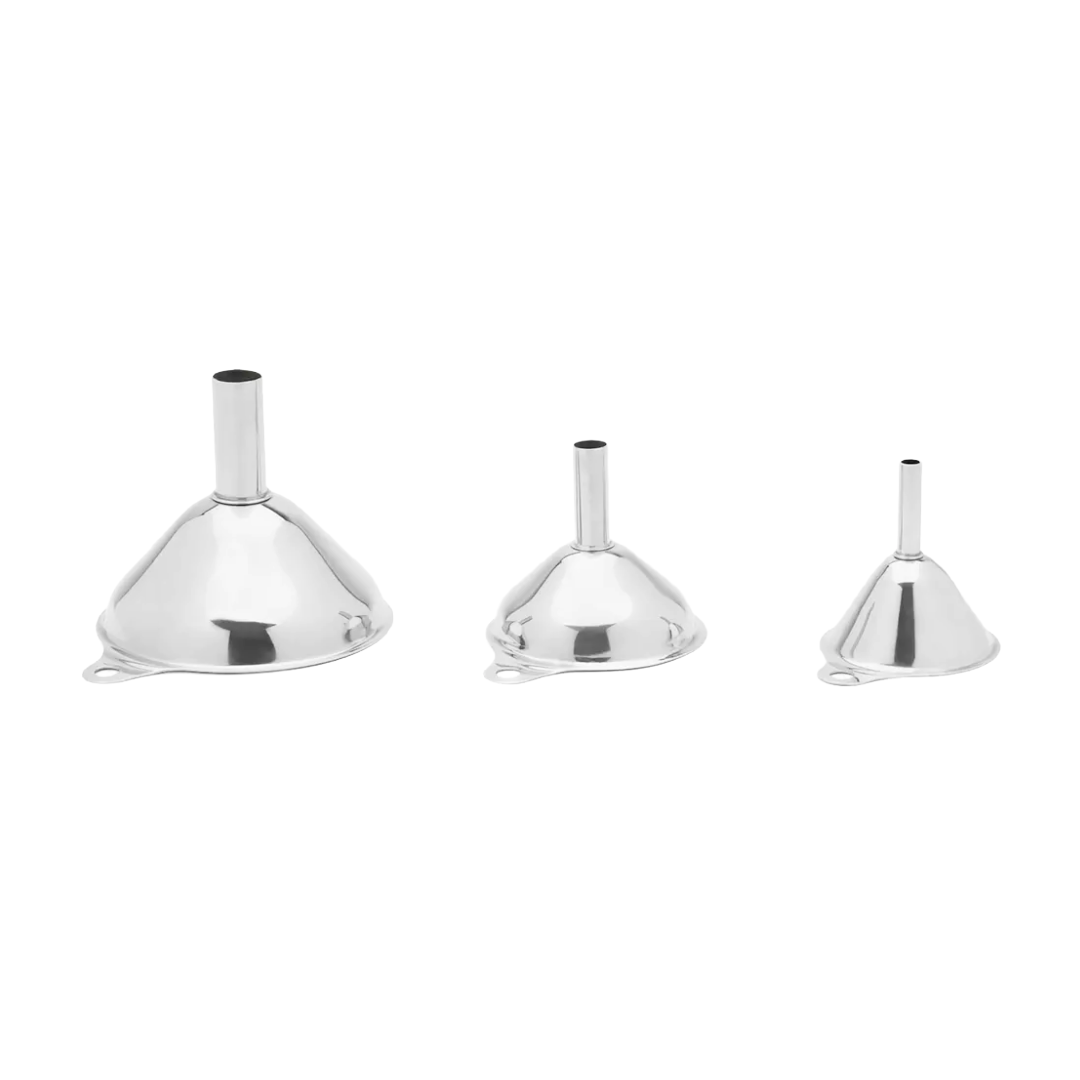 Stainless Steel Mini Funnels - Set of 3 — Berry Hill