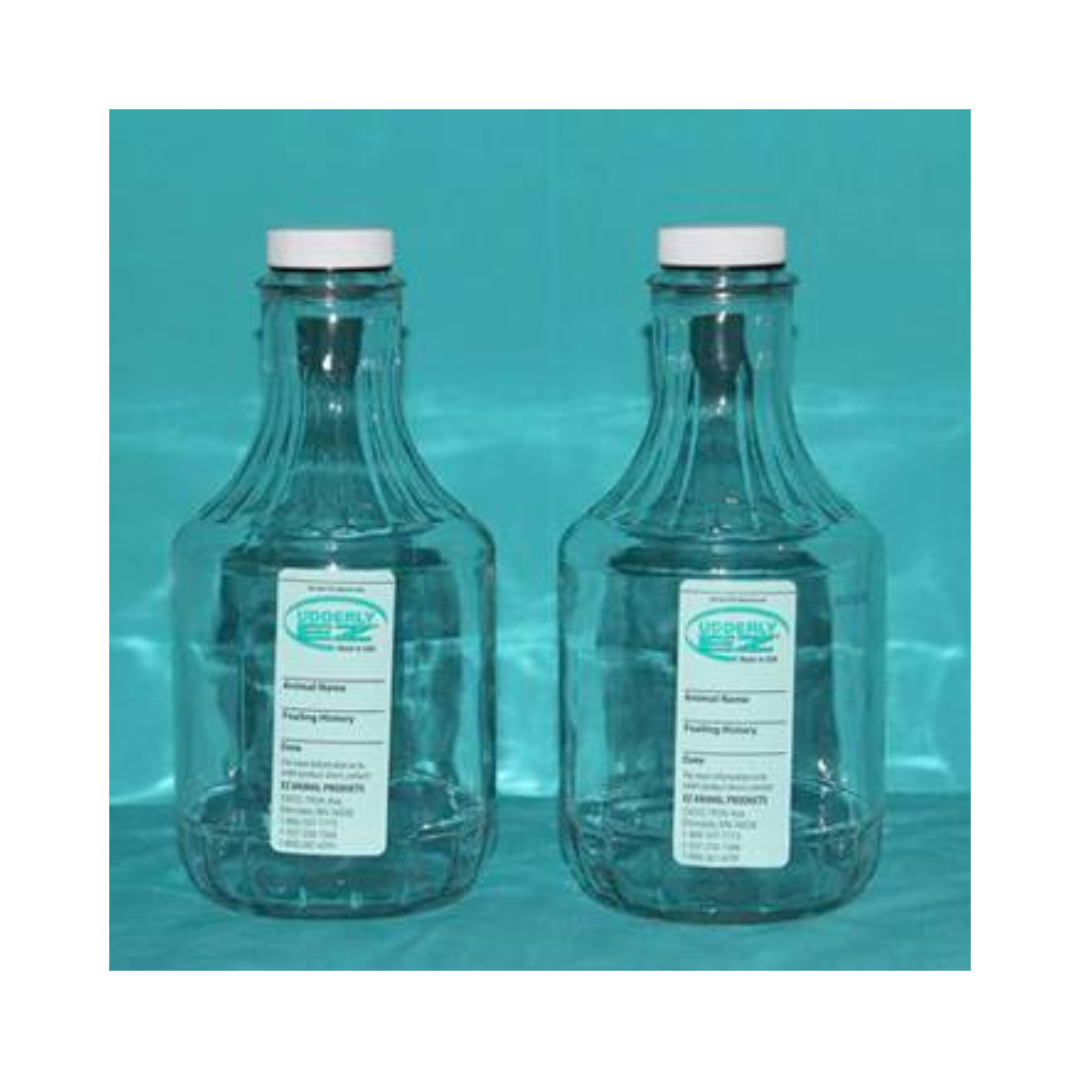 EZ Plastic Quart Bottles / 2 PACK - for Udderly EZ Milker — Berry Hill