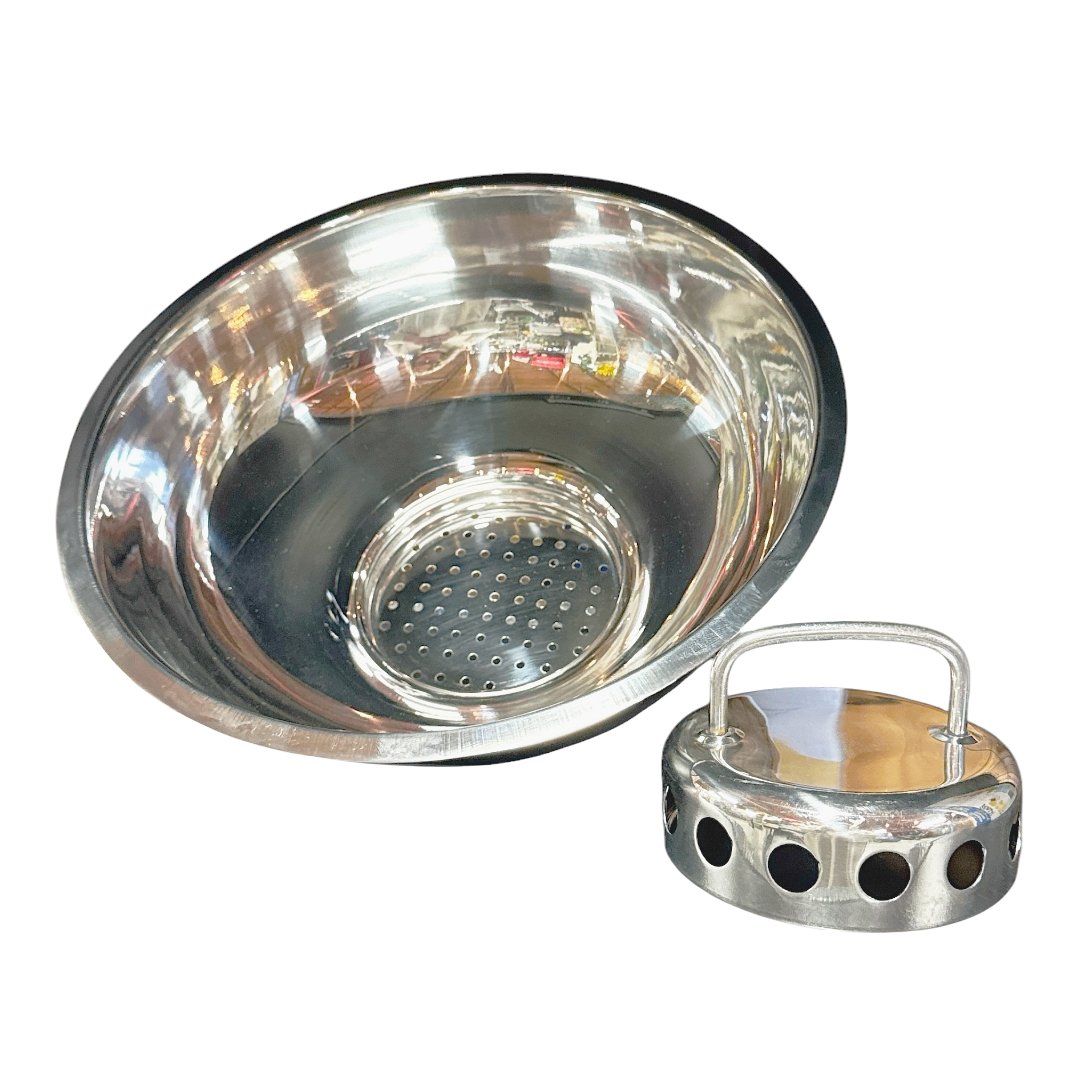Large Stainless Steel Milk Strainer (6-1/2" Filters) — Berry Hill