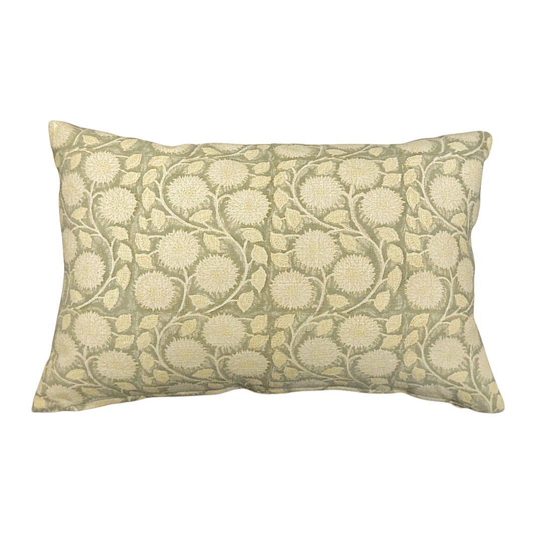16x24 Marigold Block Print Pillow — Berry Hill
