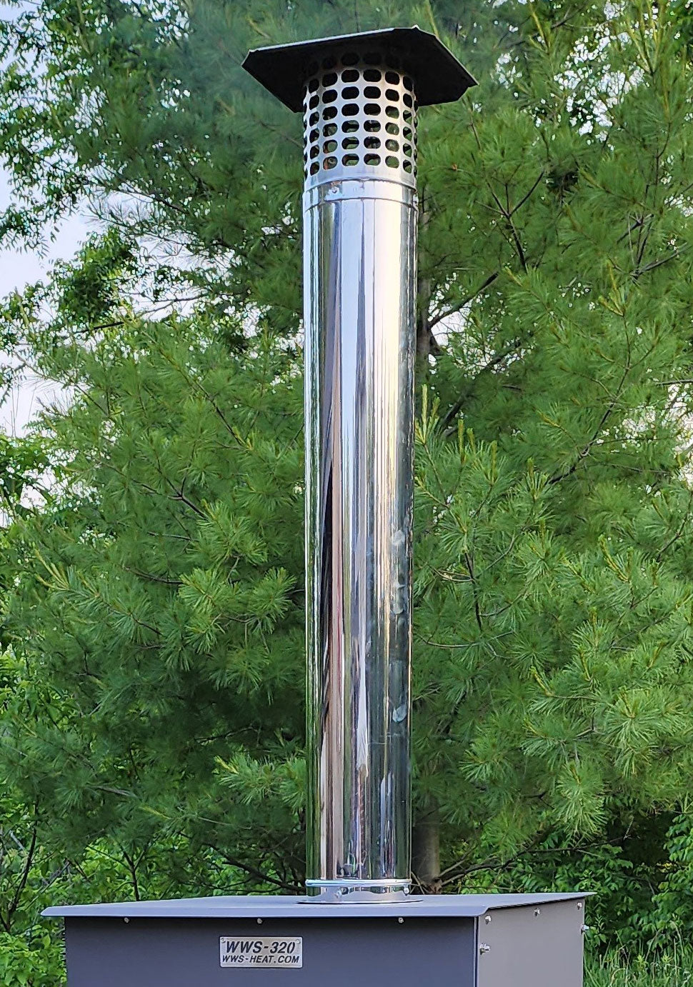 Pool Heater - 4' Chimney - optional — Berry Hill